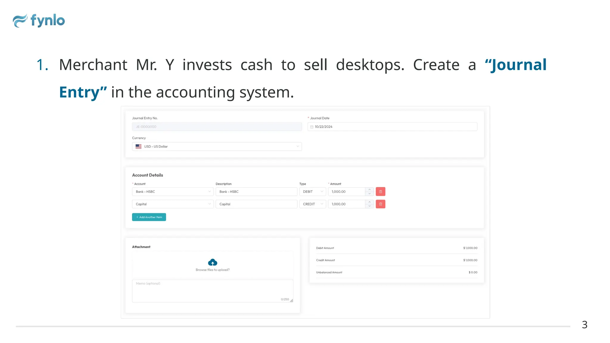 Fynlo_Billing, Journal Entry, Profit and Loss Part 1 | PPT