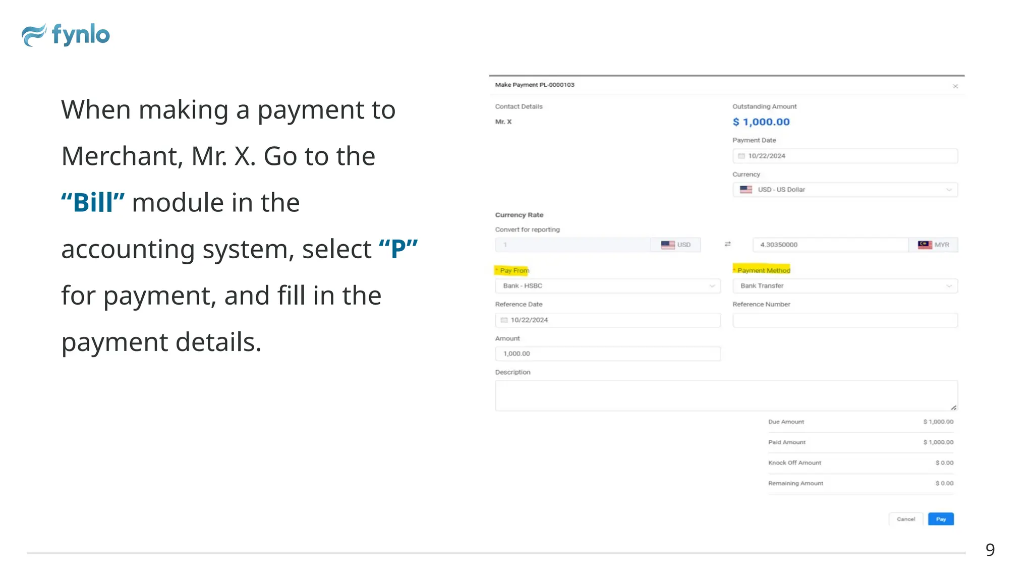 Fynlo_Billing, Journal Entry, Profit and Loss Part 1 | PPT