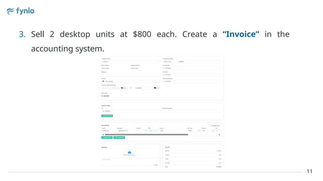 Fynlo_Billing, Journal Entry, Profit and Loss Part 1 | PPT