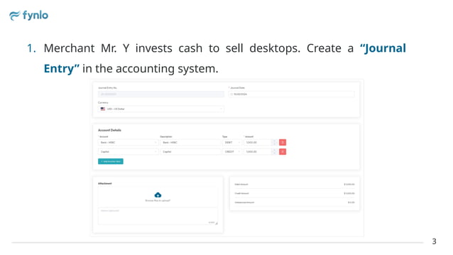 Fynlo_Billing, Journal Entry, Profit and Loss Part 1 | PPT