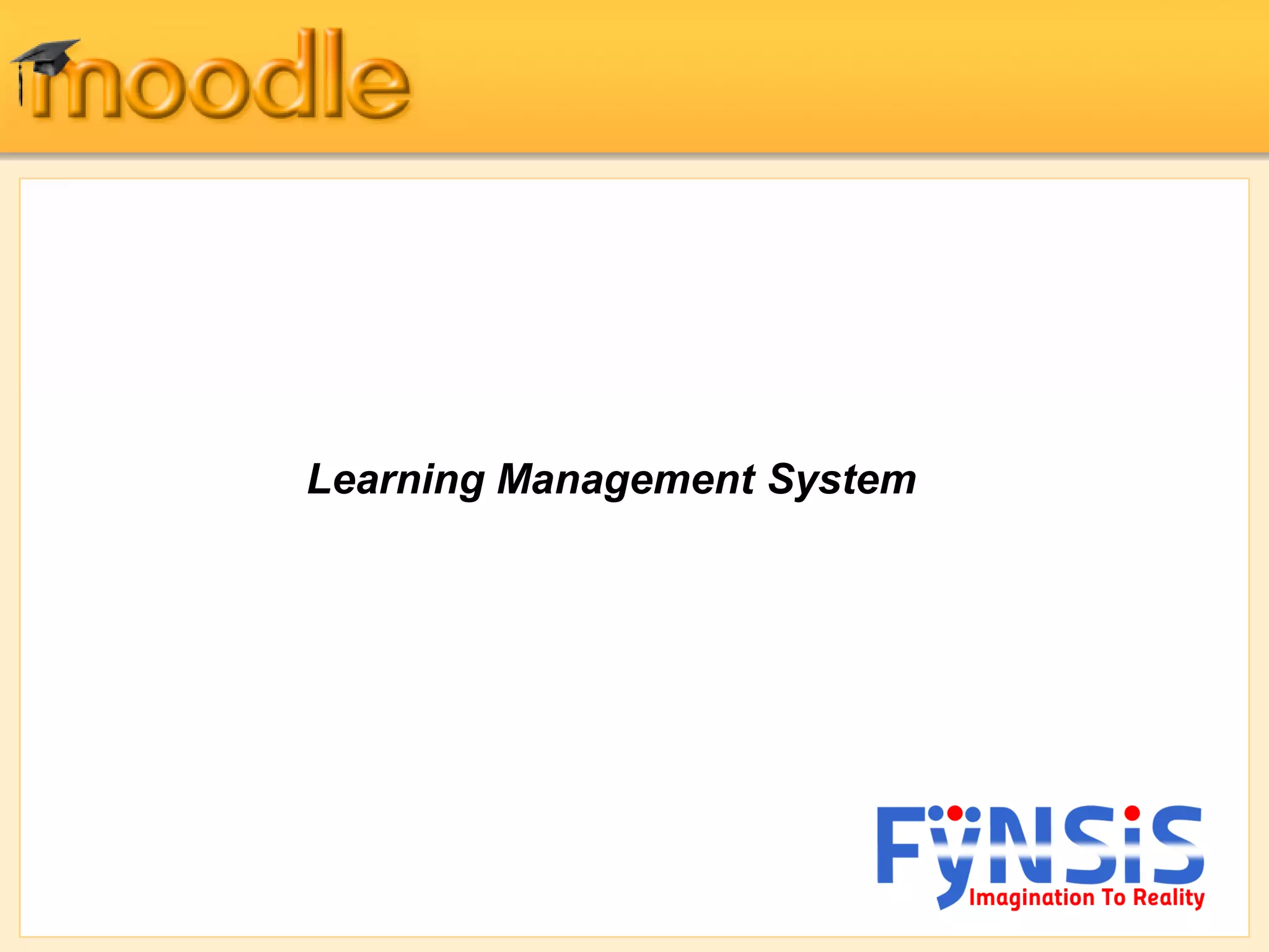 Moodle - Learning Management System | PDF