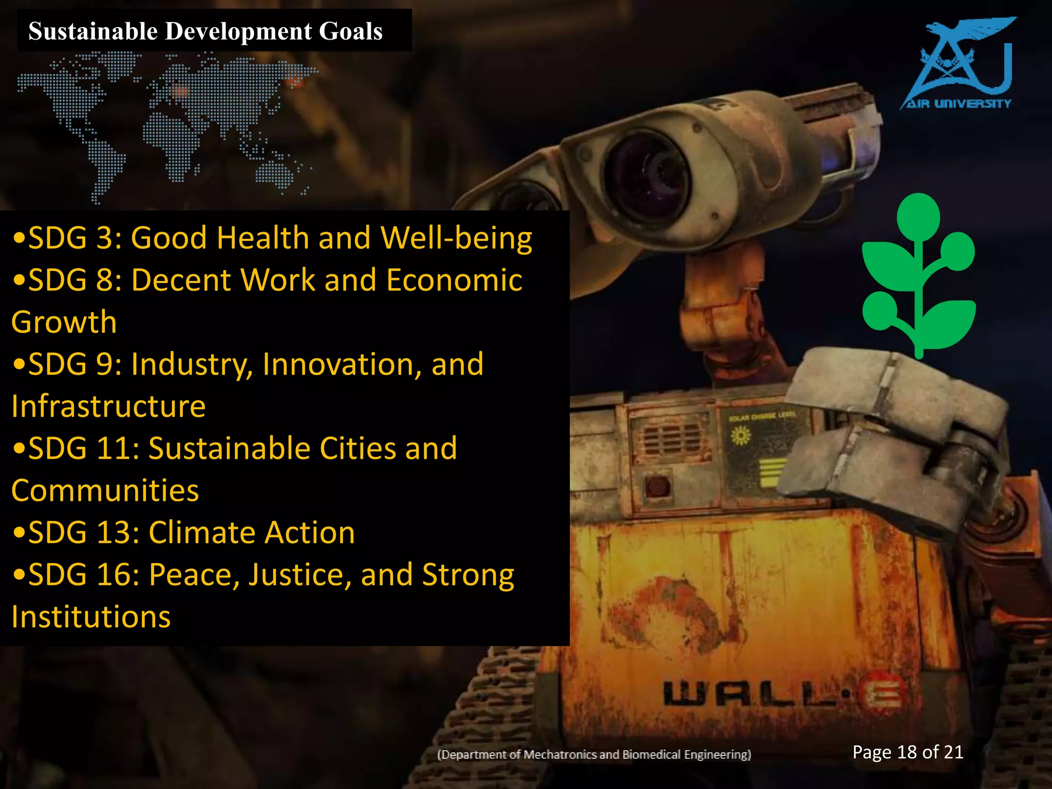Autonomous Mobile Robotic Armpptx Robotics Technology And Computing
