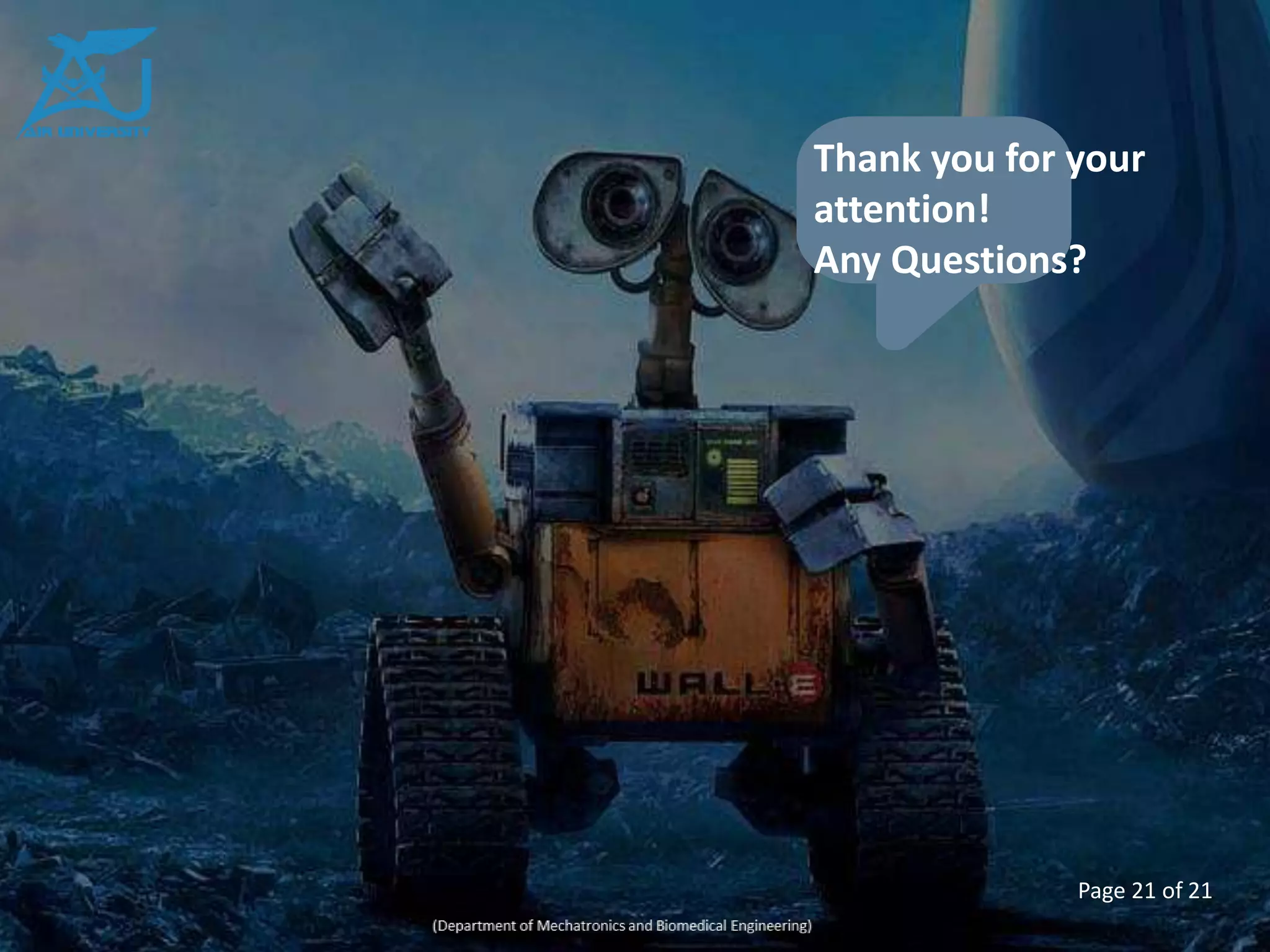 Autonomous Mobile Robotic Armpptx Robotics Technology And Computing