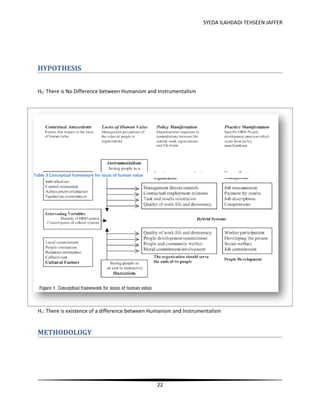 Humanism VS Instrumentalism | PDF