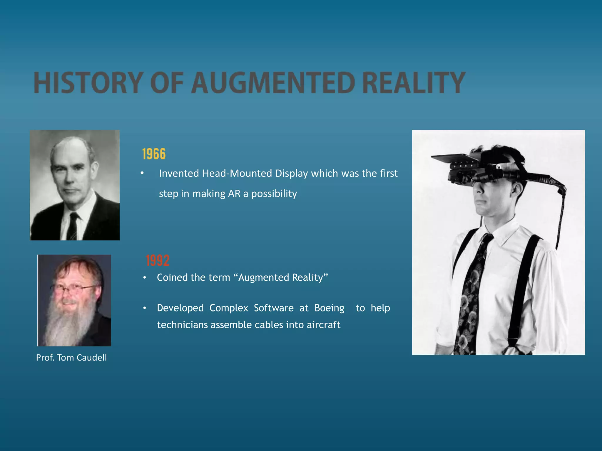 Augmented Reality Application - Final Year Project | PPTX
