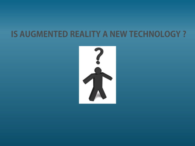 Augmented Reality Application - Final Year Project | PPTX | Computer ...