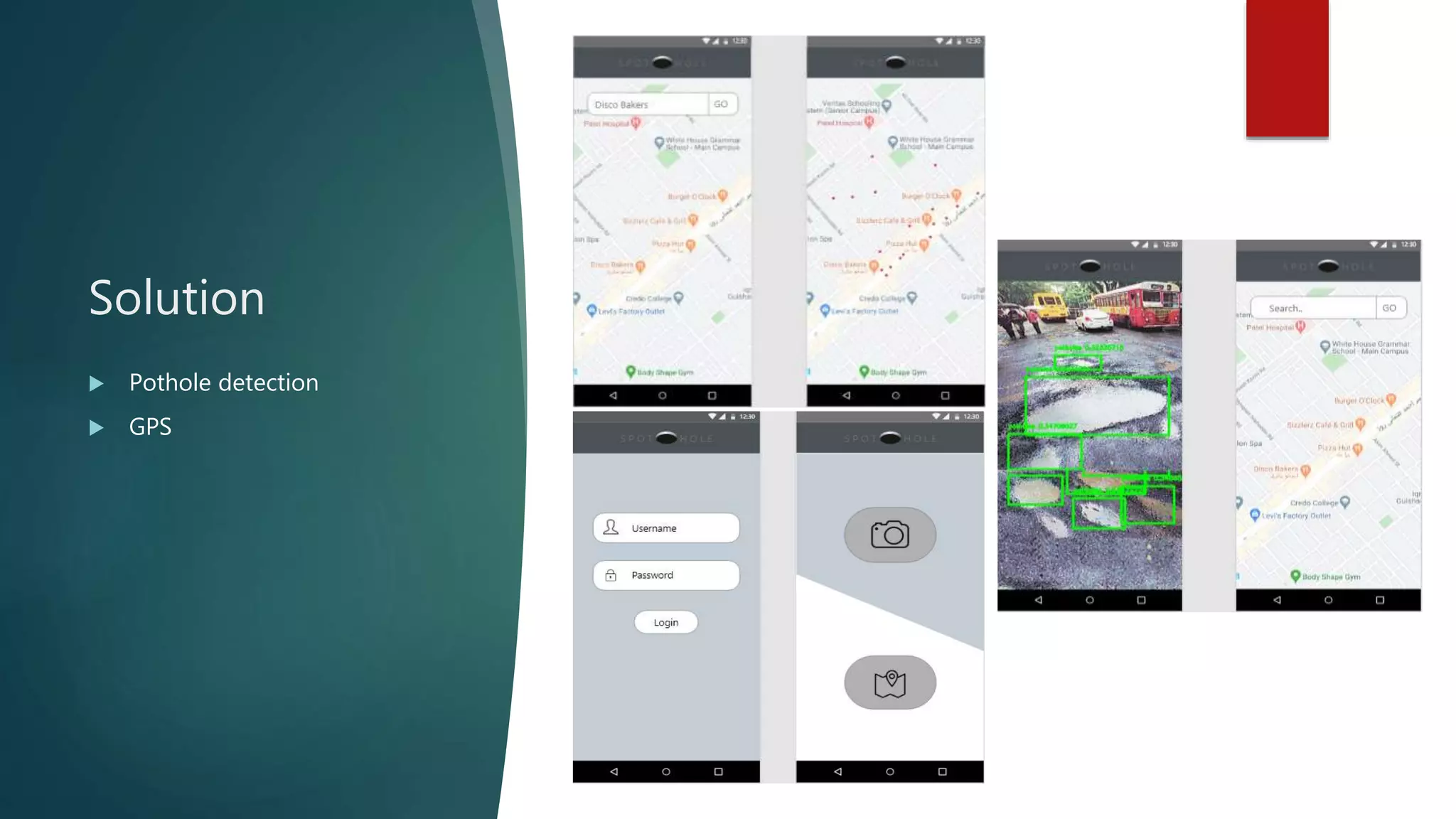 Pothole Detection for Smart Cars | PPTX