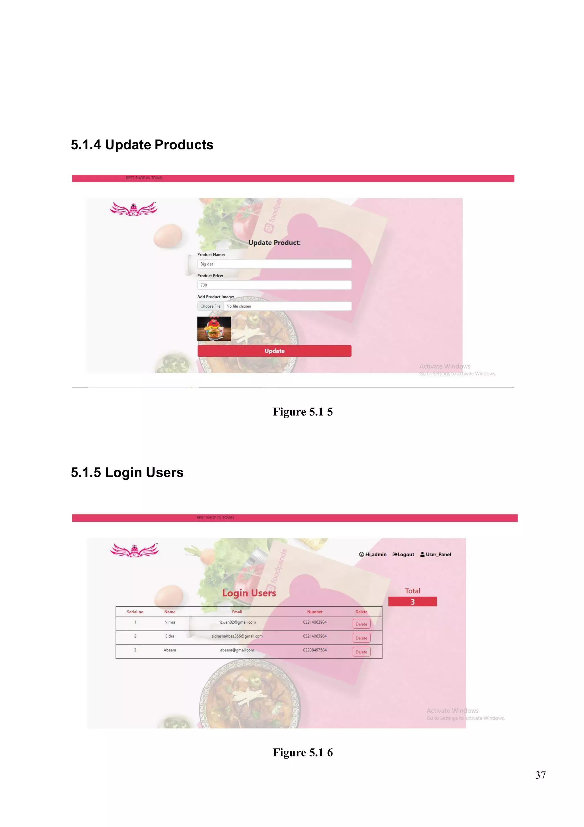 Final Year Project of Online Food Ordering System | PDF