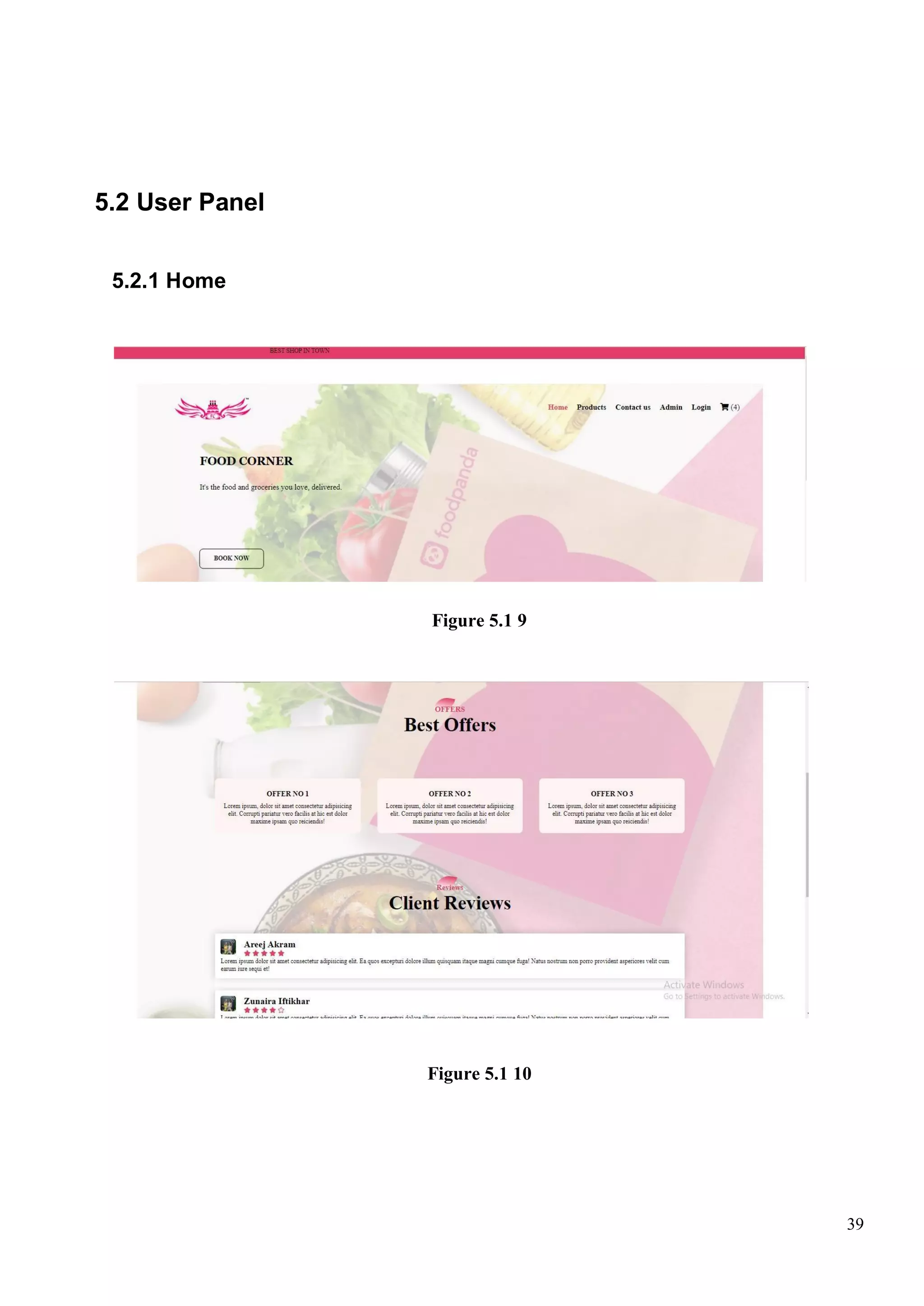 Final Year Project of Online Food Ordering System | PDF