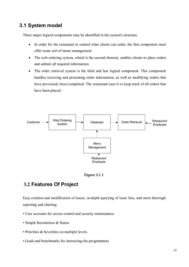 Final Year Project of Online Food Ordering System | PDF
