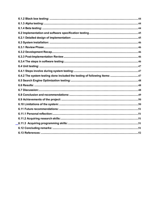 Final Year Project of Online Food Ordering System | PDF