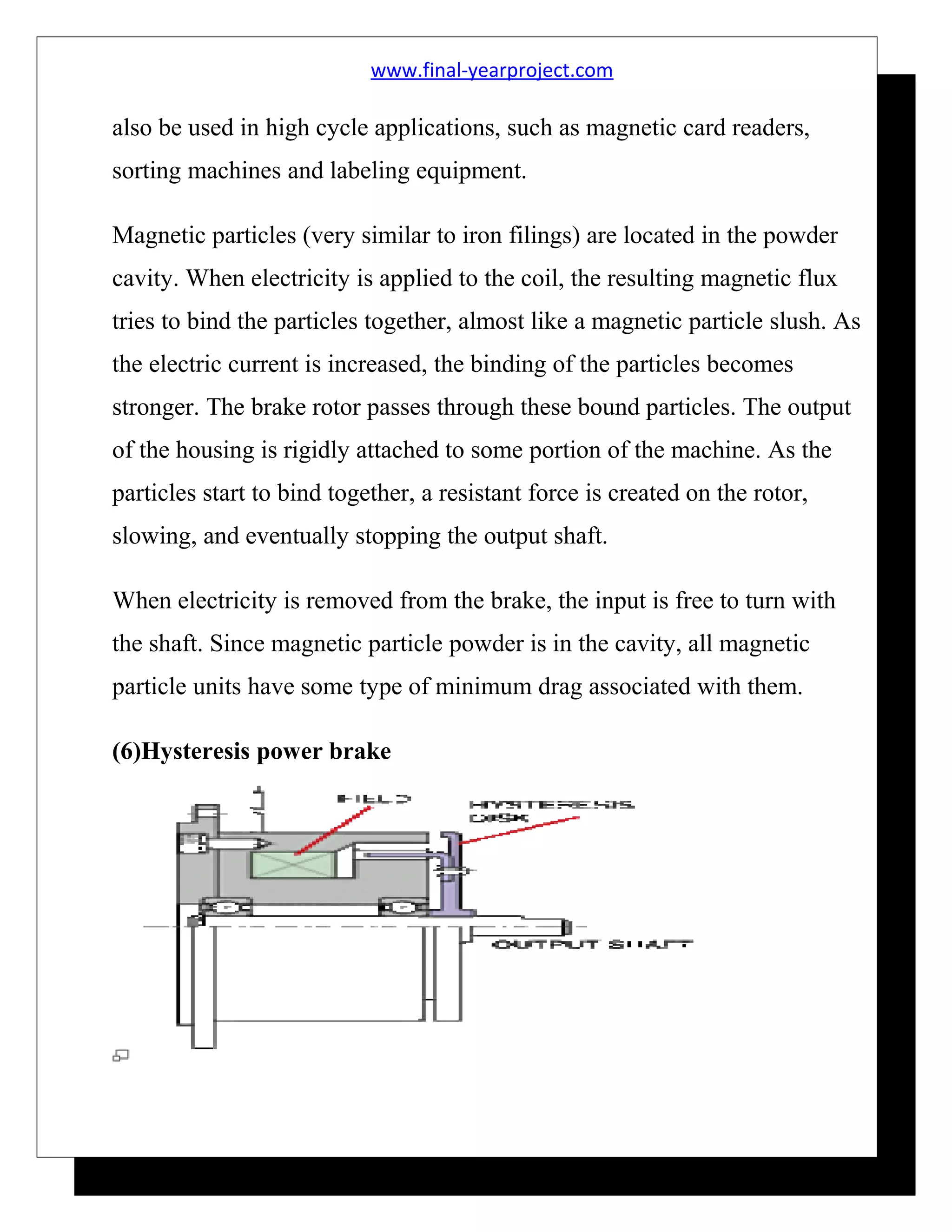 Fyp electromagnetic-brakes | DOC