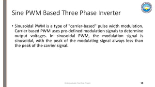 three phase pure sine wave inverter | PPTX