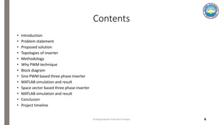 three phase pure sine wave inverter | PPTX