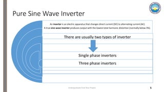 three phase pure sine wave inverter | PPTX