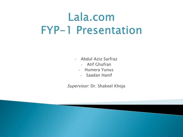 Fyp presentation | PPT