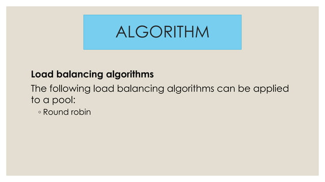 Load Balancing traffic in OpenStack neutron | PPT