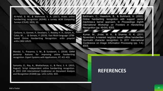 Fyp1 online handwriting recognition | PPTX