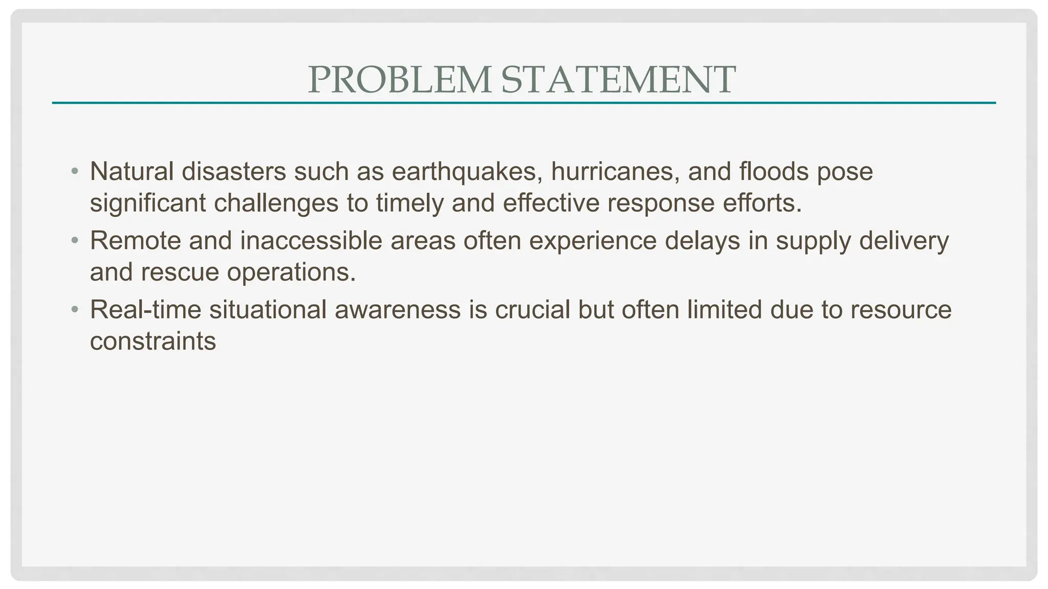 Drone Based Disaster Relief Solution PPT | PPTX