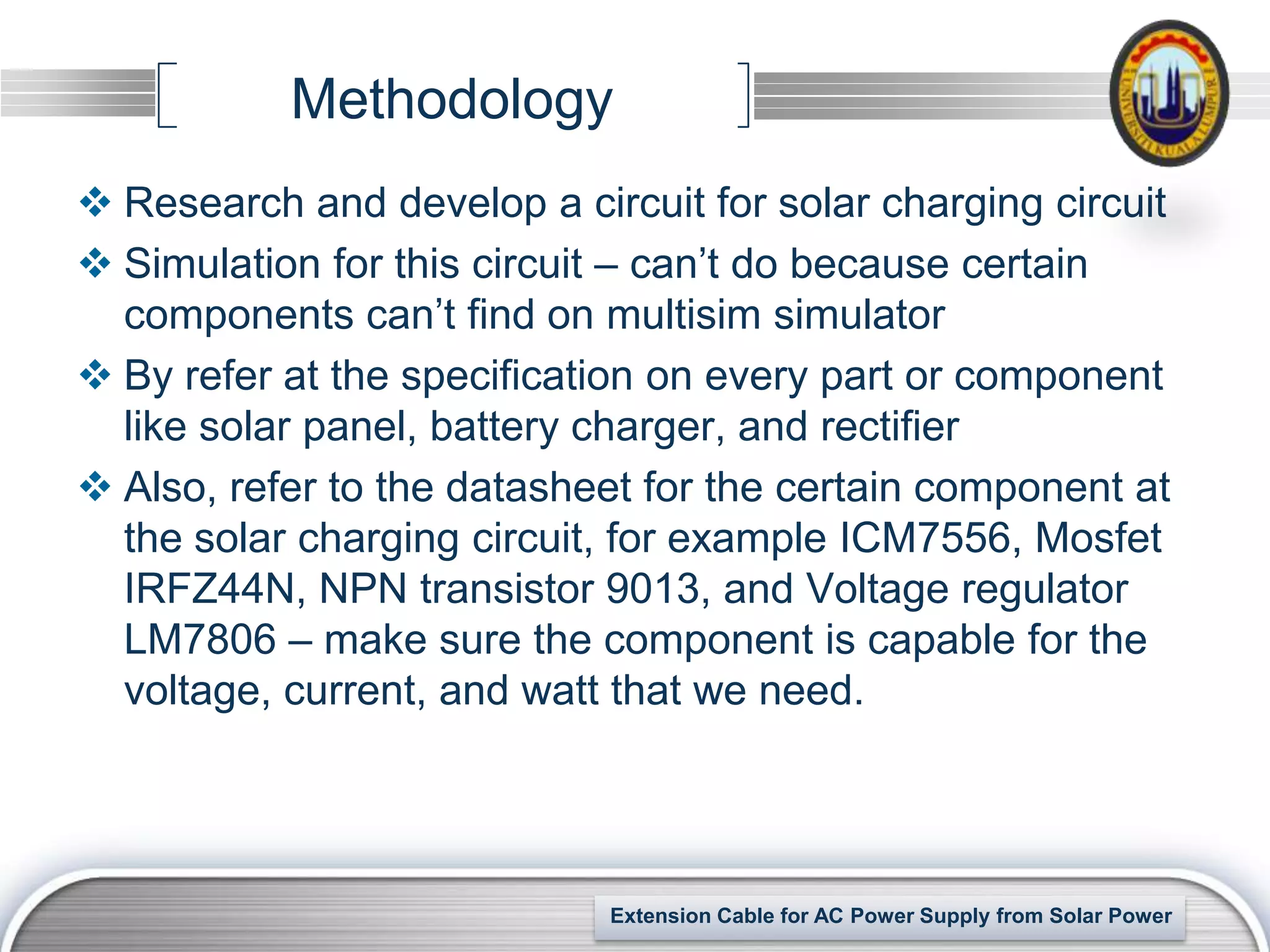 Final Year Project Presentation | PPTX