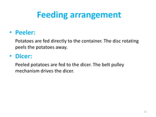 potato peeling machine | PPTX