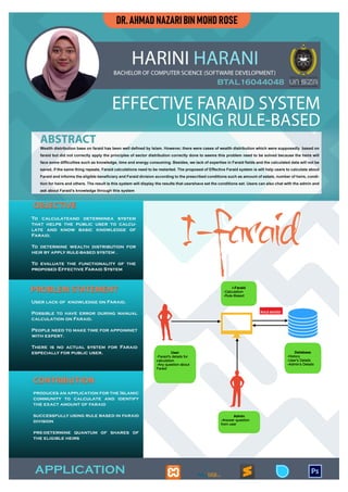 Effective Faraid System using Rule-Based | PDF