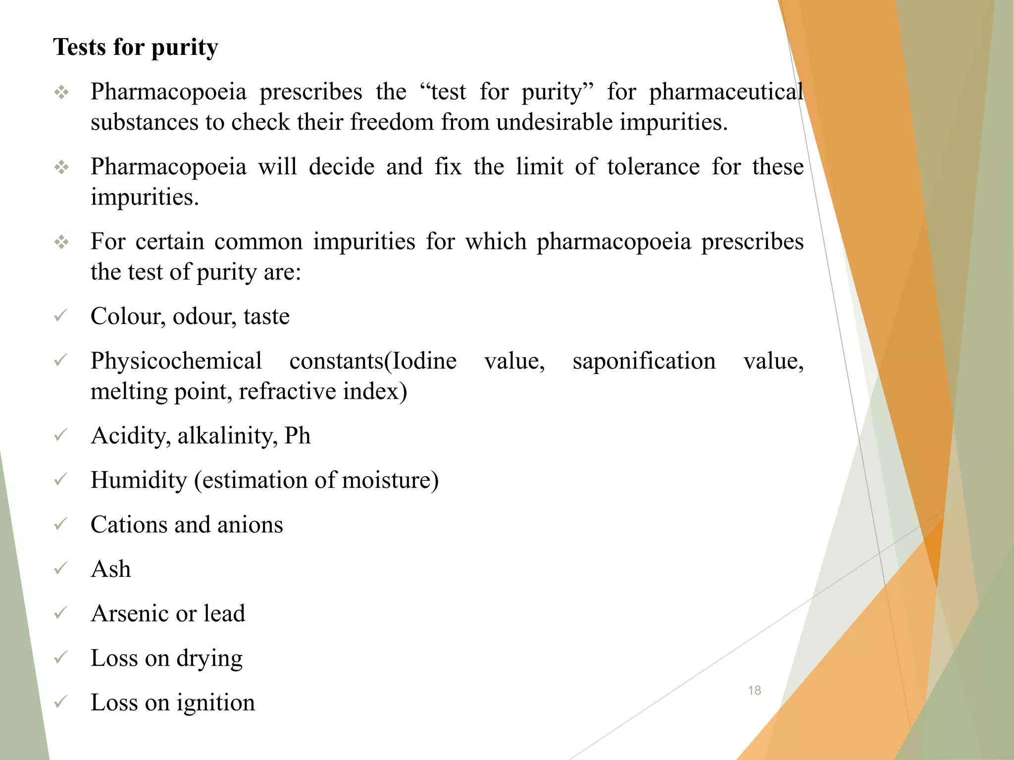 Impurities in Pharmaceutical substances | PPT