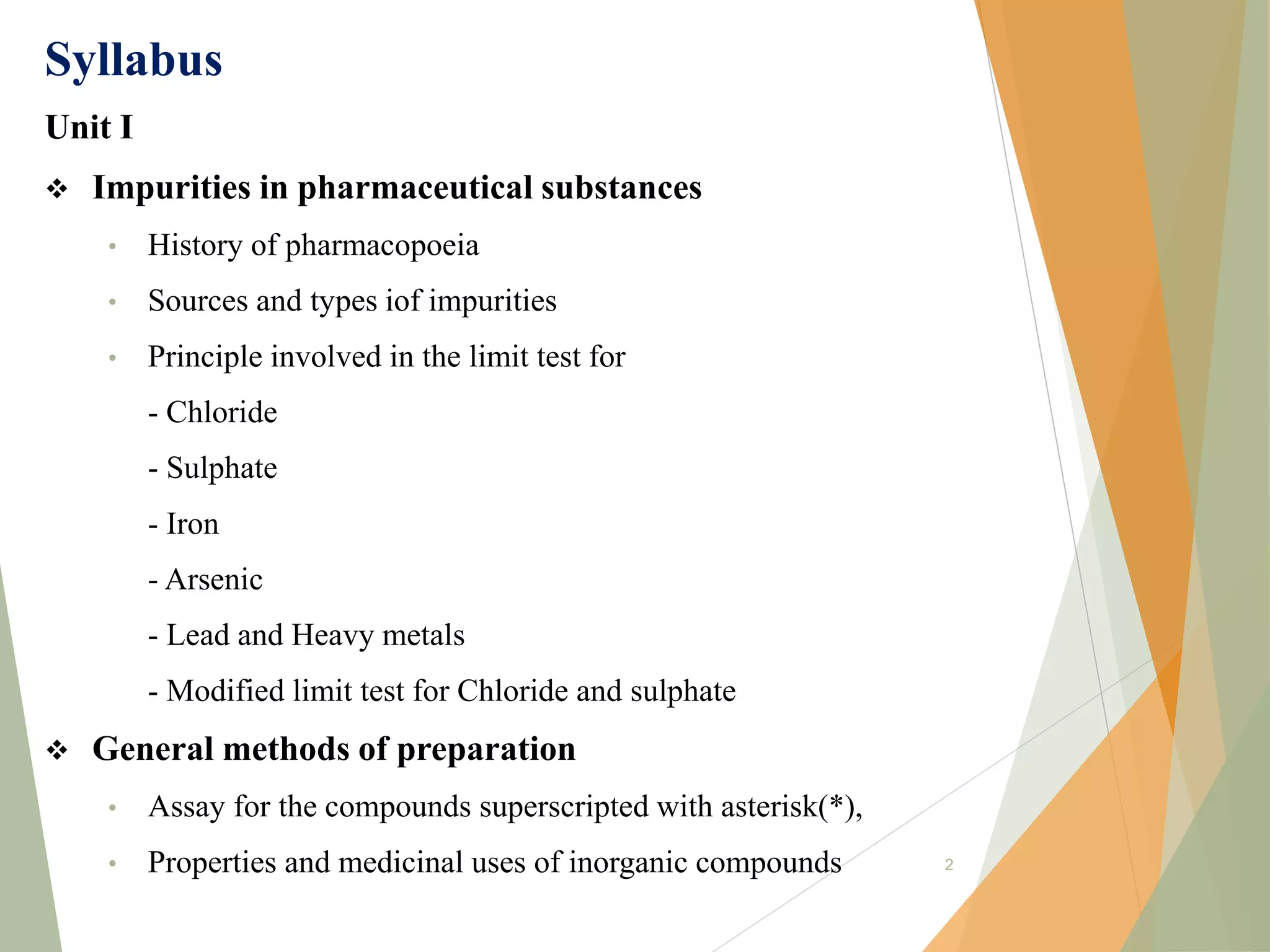 Impurities in Pharmaceutical substances | PPT