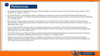 integration of pumped hydro storage into renewable energy sources for ...