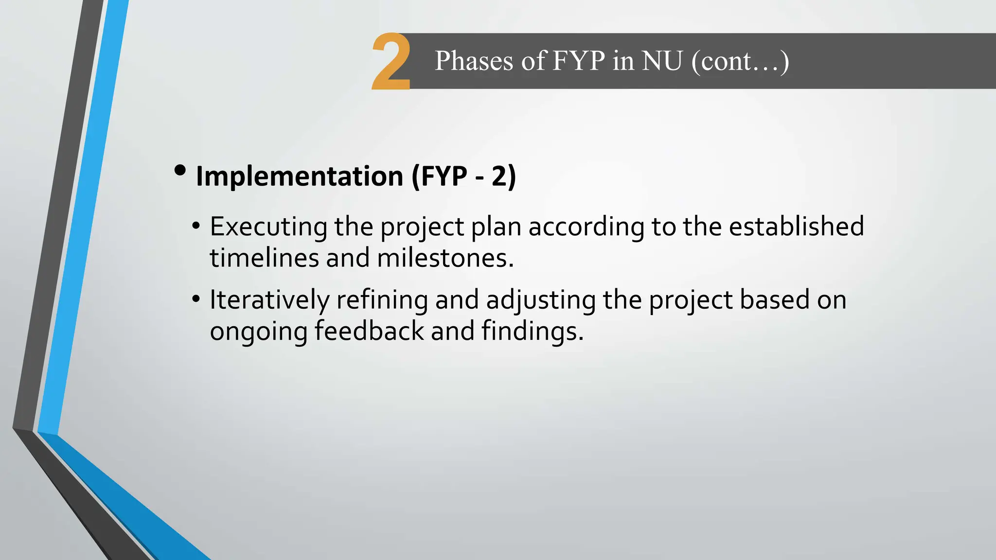 Final Year Project Phases in Northern University | PPTX