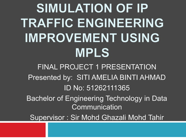 Fyp presentation | PPTX | Computer Networking | Computing