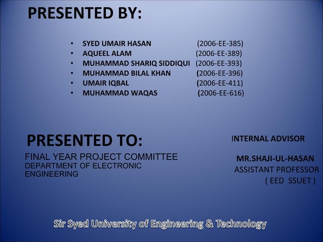 Final Year Project | PPT