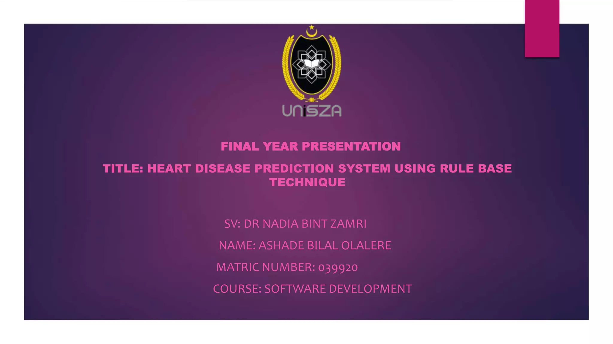 Fyp presentation | PPT