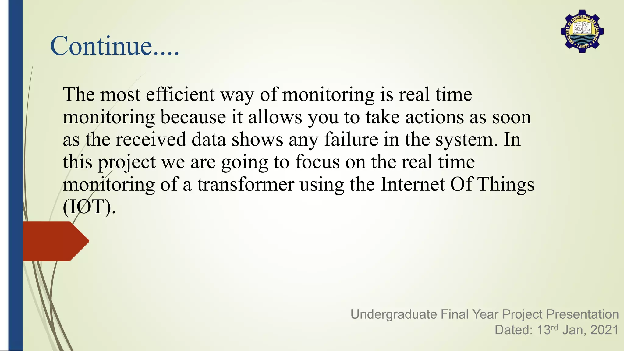 Real Time Load Monitoring Of Distribution Transformer Using Iot Pptx Internet Of Things