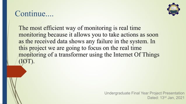 Real-time load monitoring of distribution transformer using IOT | PPTX ...