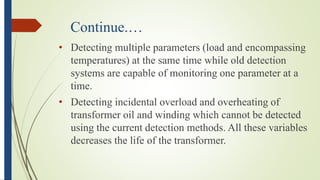 Real-time load monitoring of distribution transformer using IOT | PPTX ...