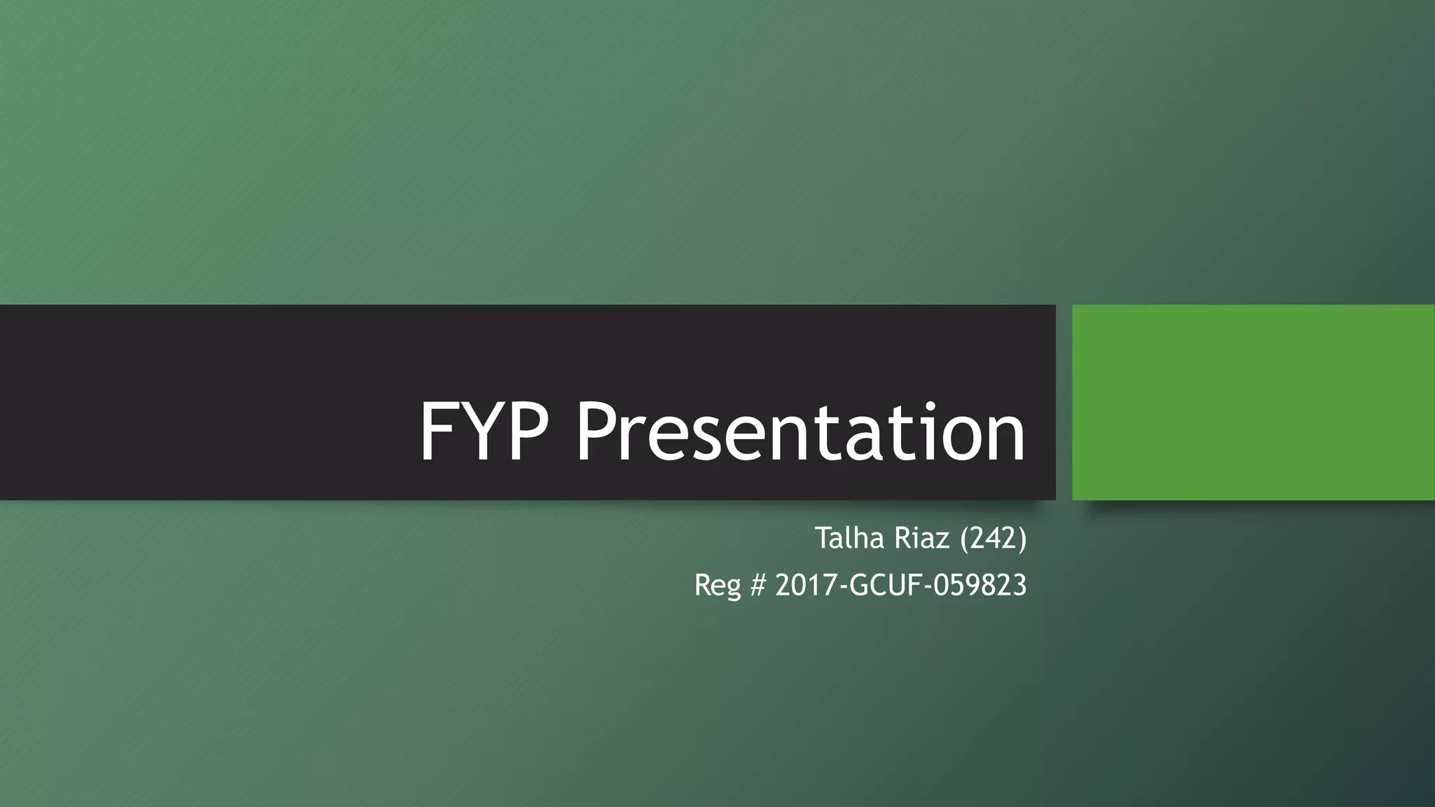 FYP Presentation.pptx
