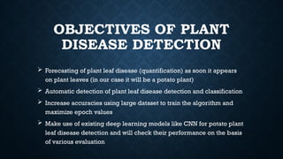 Deep learning in plant disease classification for agriculture | PPT