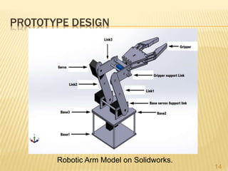 Robotic Arm 5 degree of freedom (5 DOF) | PPTX