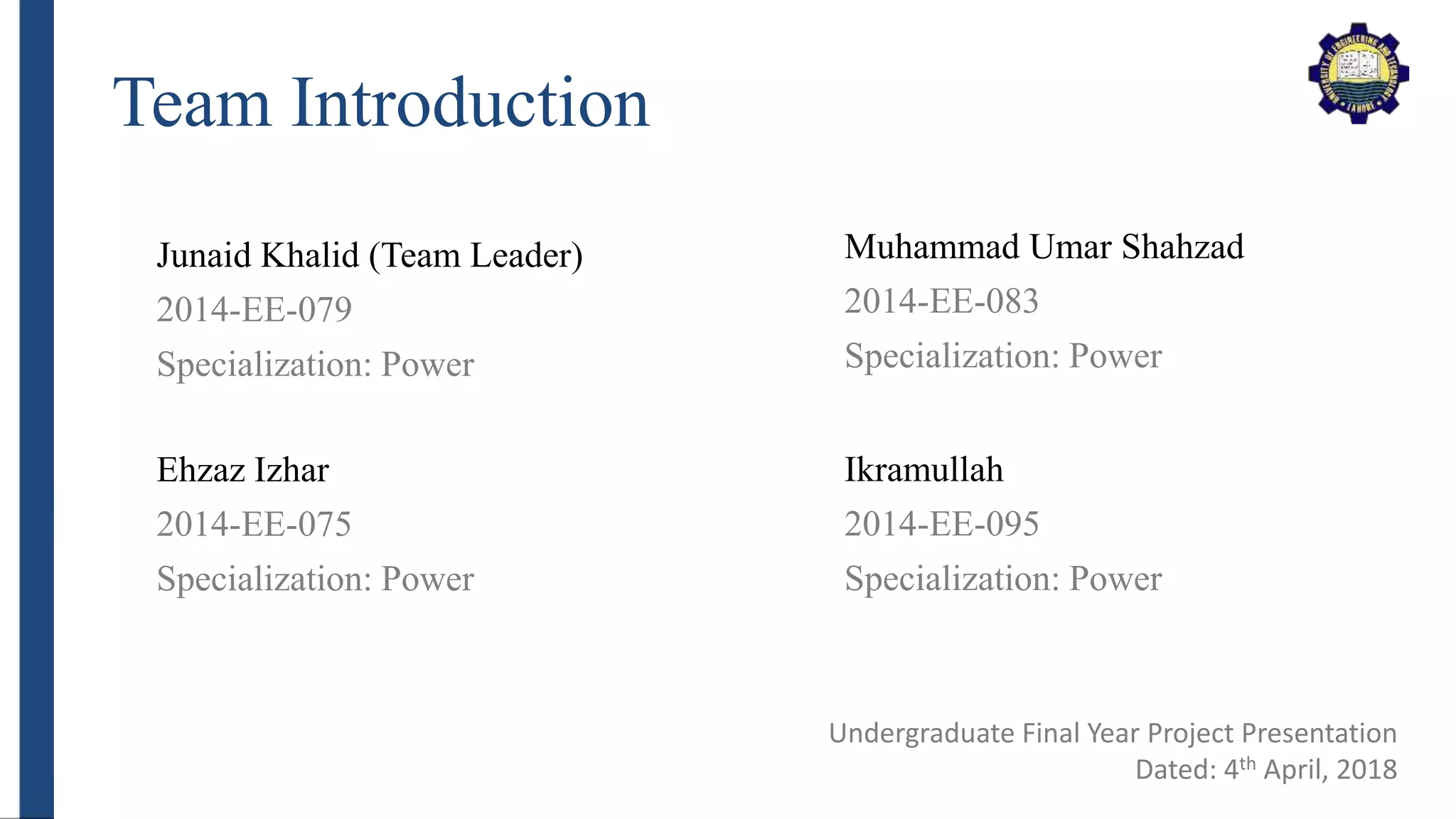 Fyp presentations format | PPTX
