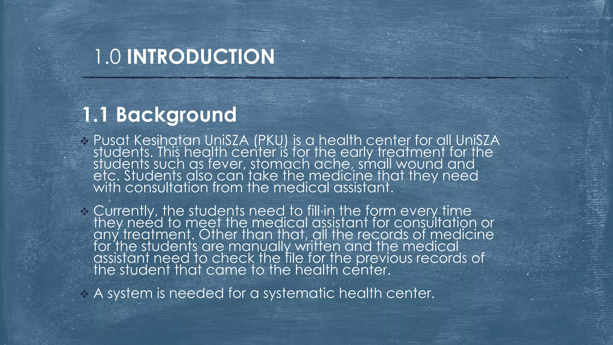Fyp presentation slide pku management system | PPT