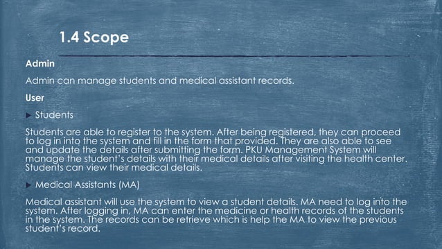 Fyp presentation slide pku management system | PPT