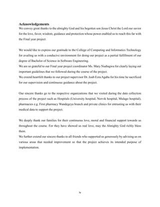 Software Engineering Final Year Project Report | PDF