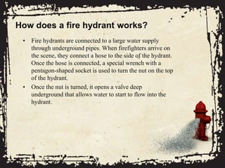 Evaluating Proper Location for Fire Hydrants on Main Road | PPTX