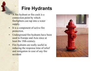 Evaluating Proper Location for Fire Hydrants on Main Road | PPTX