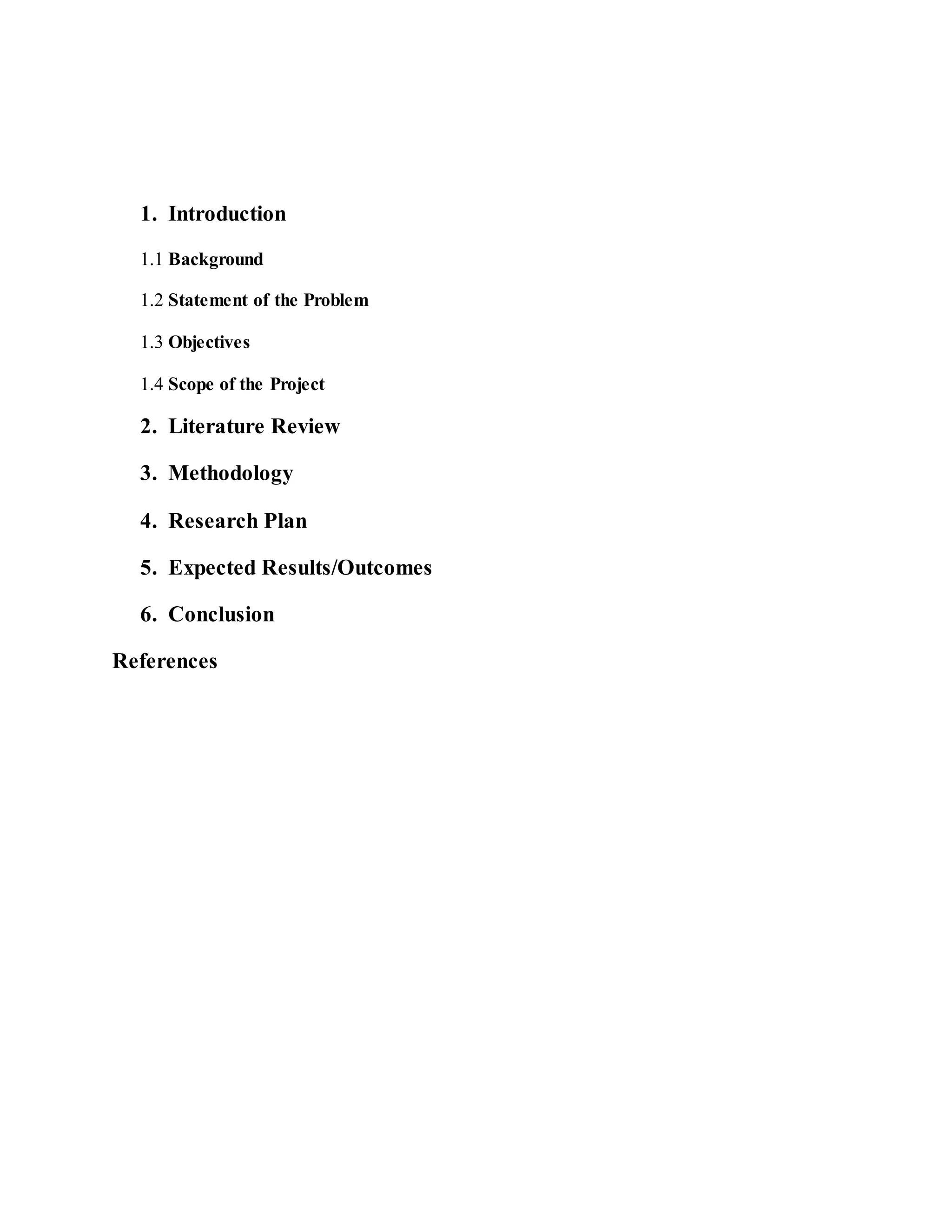 Fyp proposal format | PDF