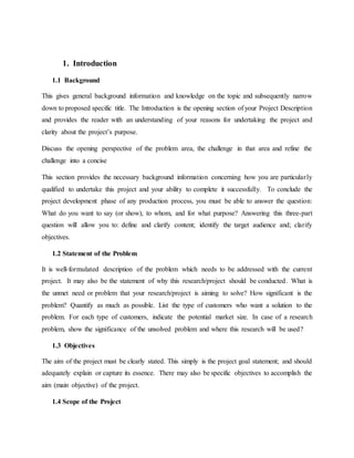 Fyp proposal format | PDF
