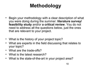 Fyp proposal writing | PPT