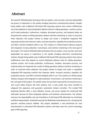 FYP Report Template for any Engineering Project | DOCX