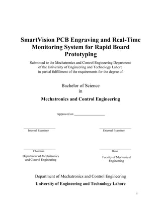 FYP Report Template for any Engineering Project | DOCX